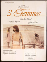 3 (Three) Women Movie Poster 1977 French 1 panel (47x63)