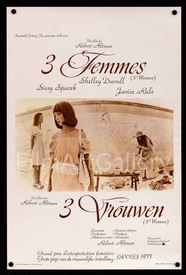 3 Women Movie Poster 1977 German A1 (23x33)