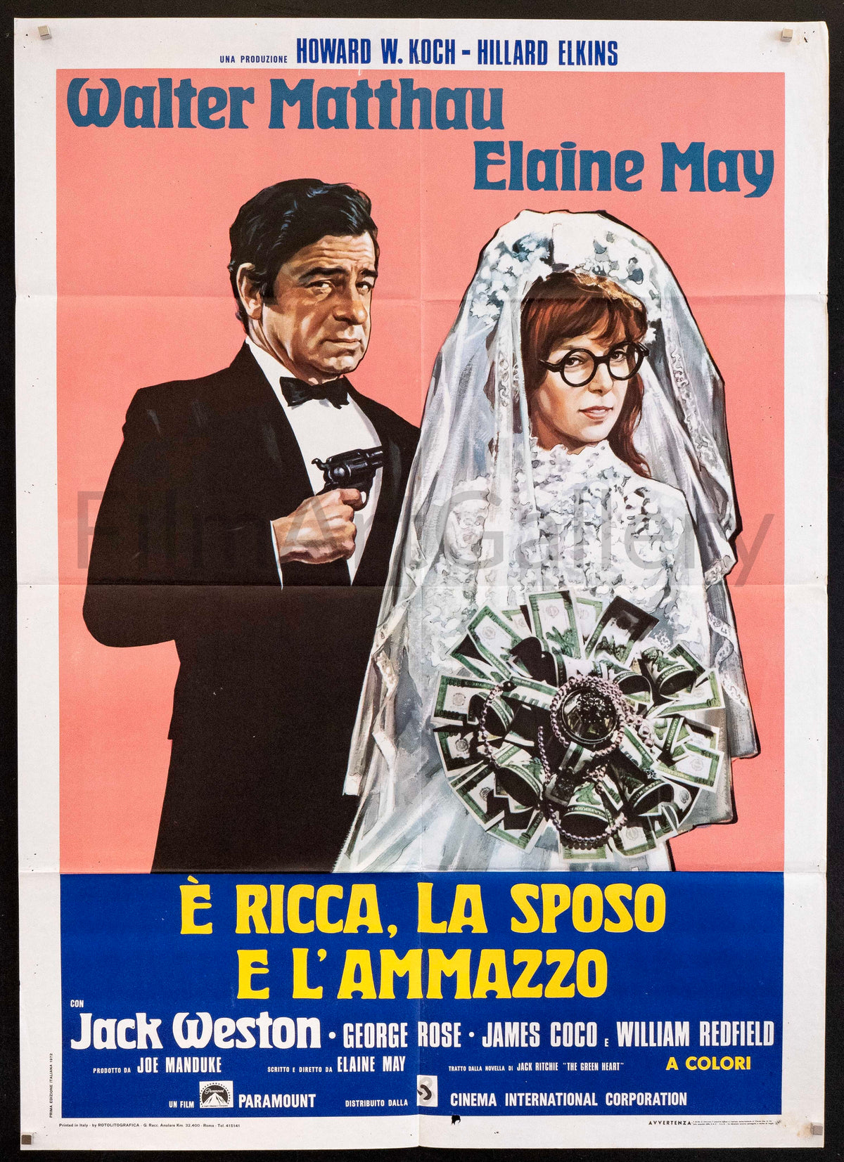 A New Leaf Movie Poster 1971 Japanese 1 Panel (20x29)