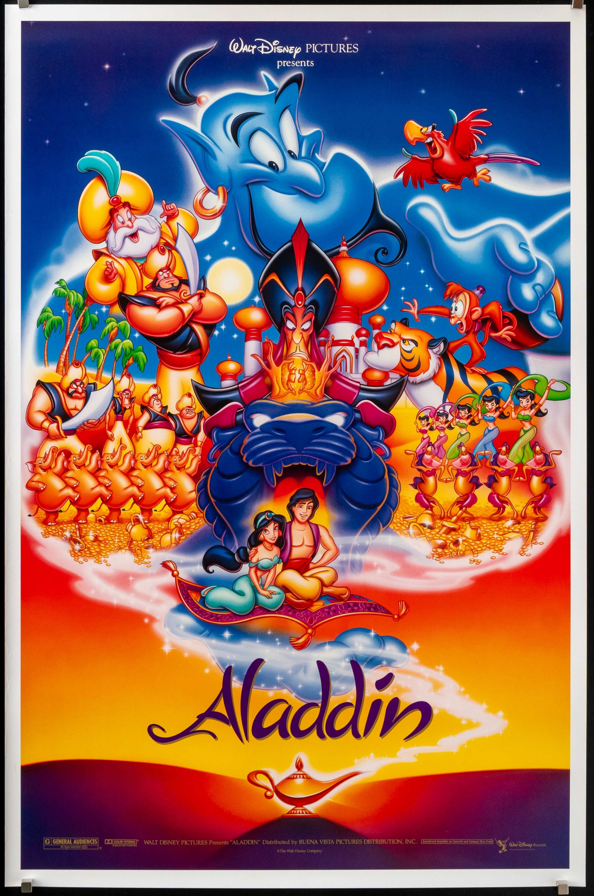Aladdin Movie Poster 1992 1 Sheet (27x41)