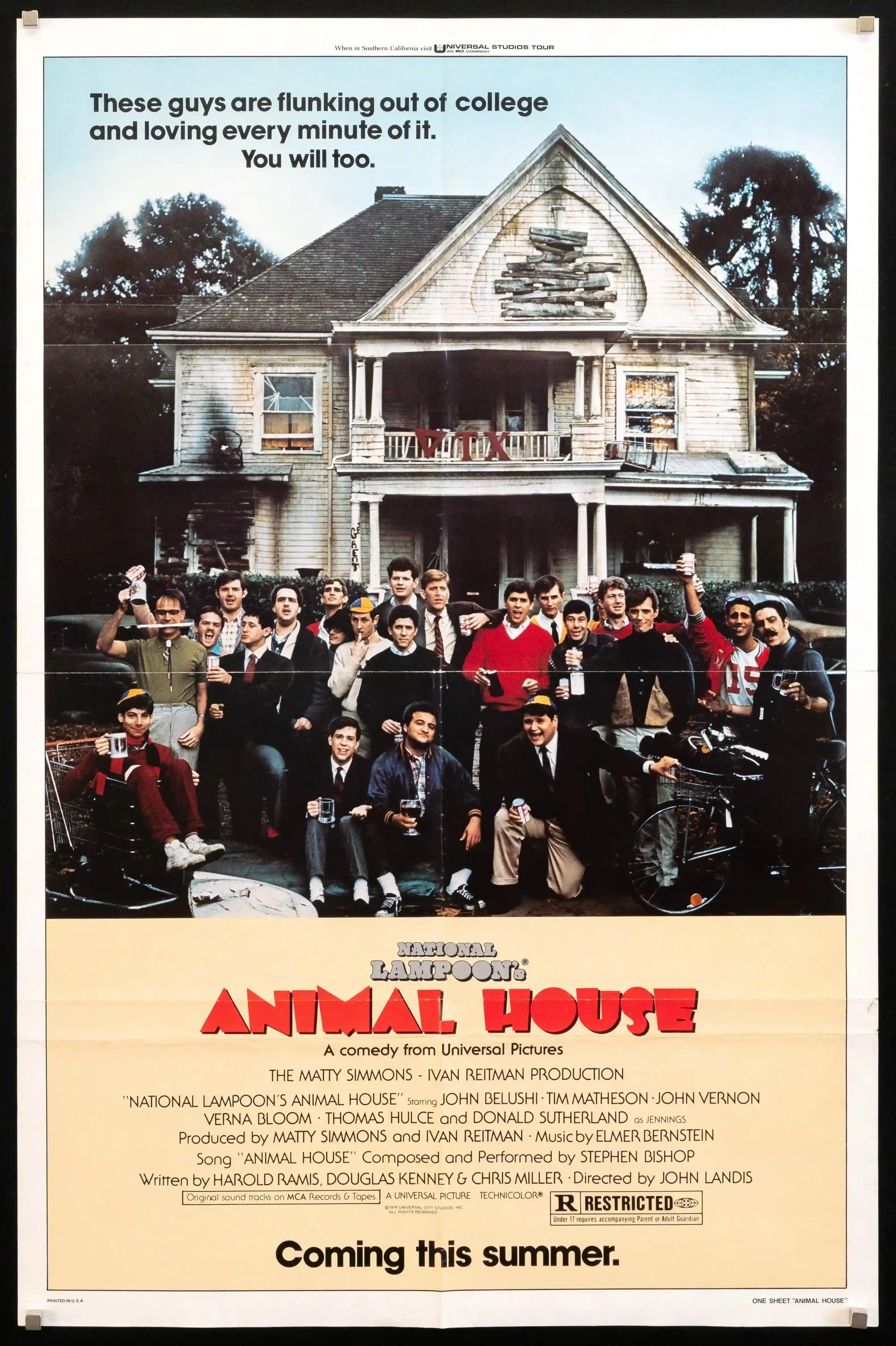 Animal House Movie Poster 1978 1 sheet (27x41)