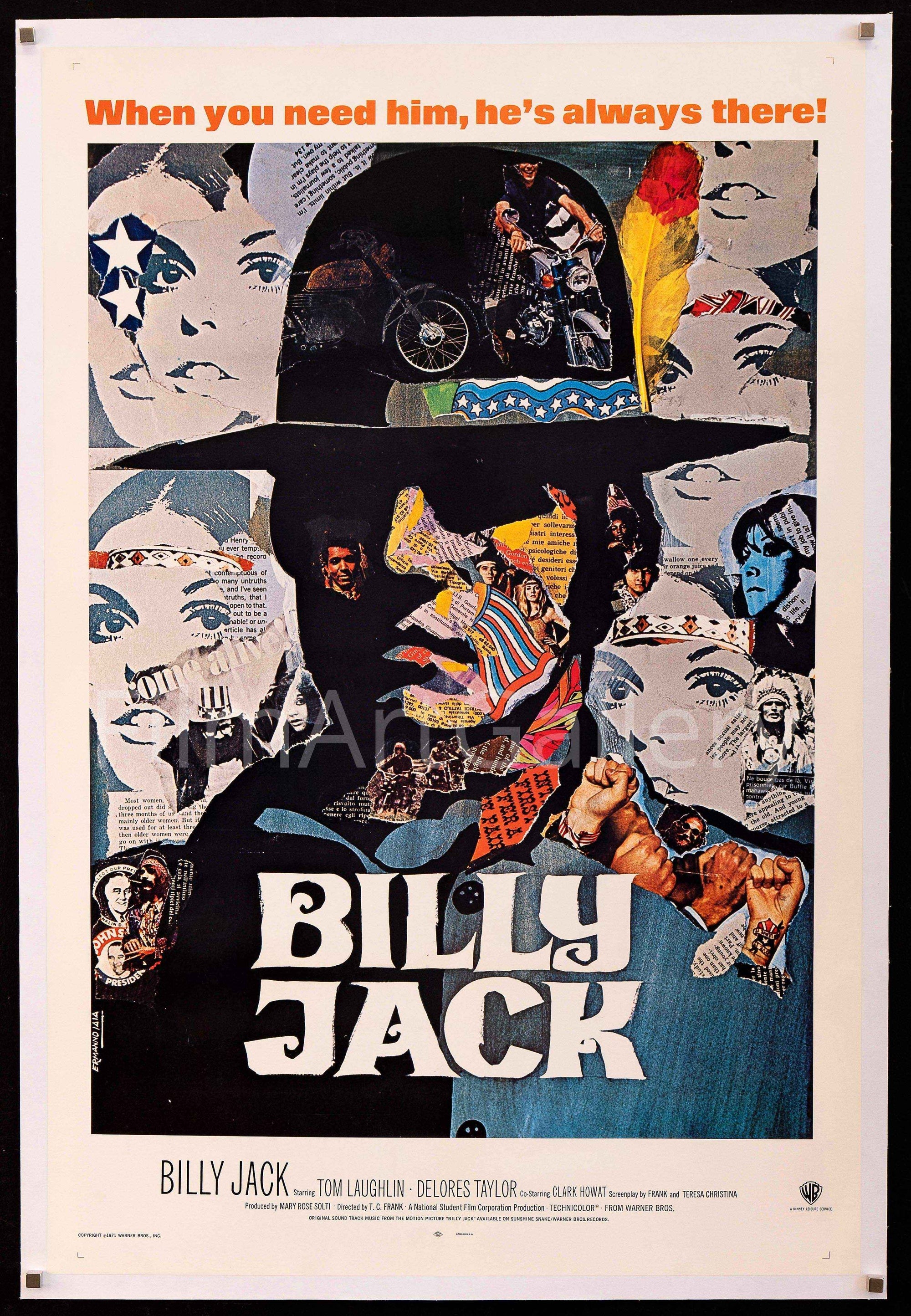 Billy Jack Movie Poster 1971 1 Sheet (27x41)
