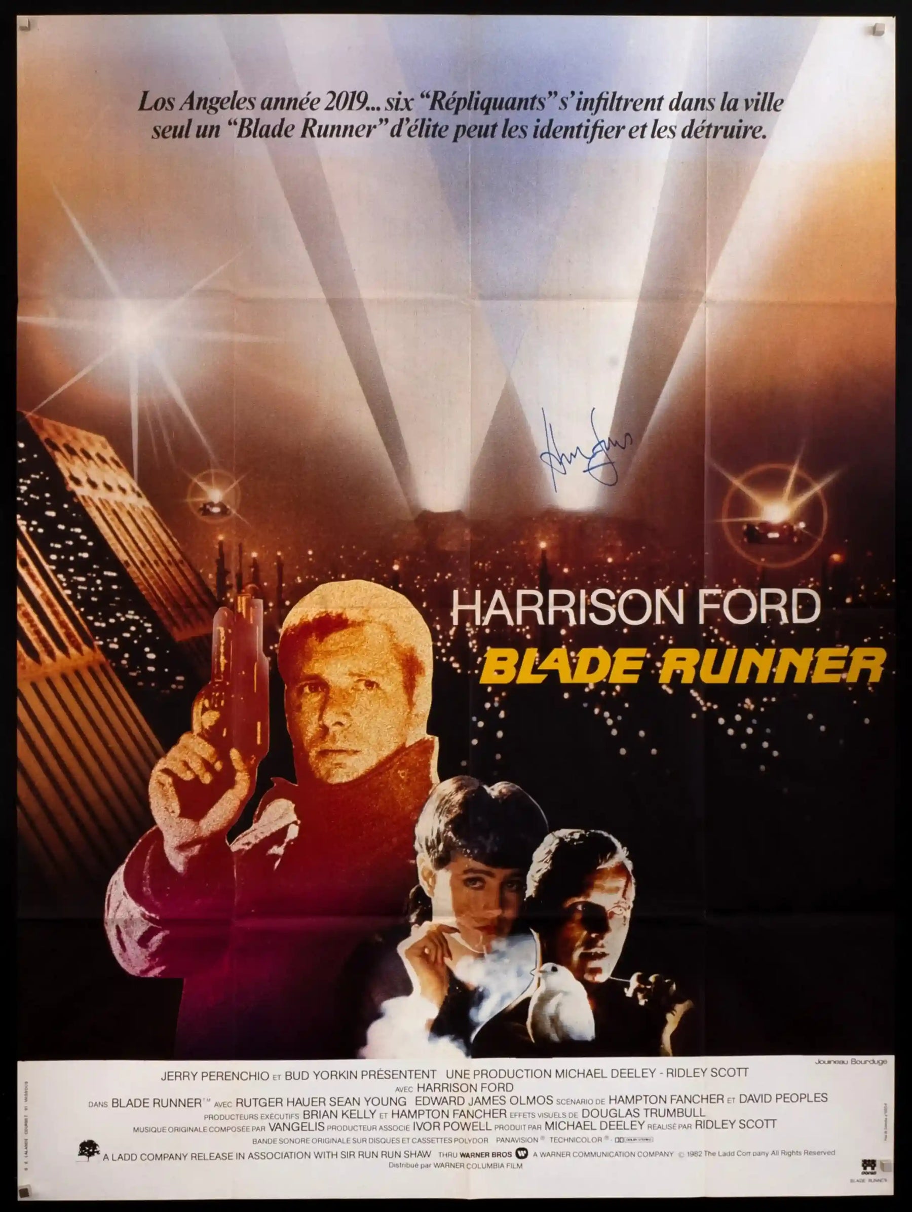 Blade Runner Movie Poster 1982 French 1 panel (47x63)