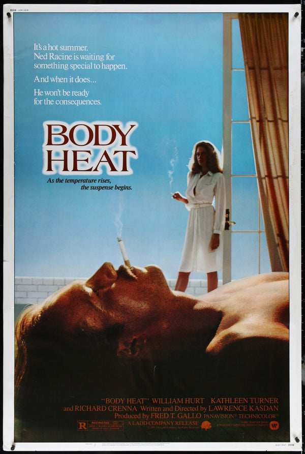 Body Heat Movie Poster 1981 Insert (14x36)