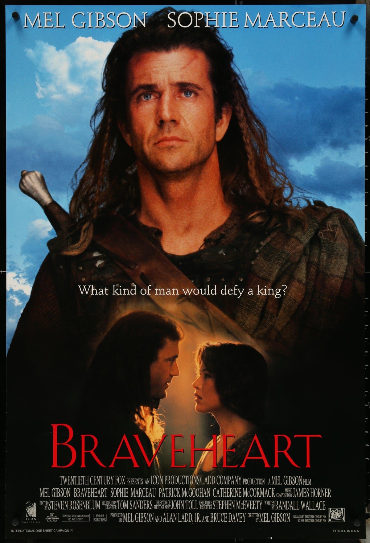Braveheart Movie Poster 1995 1 Sheet (27x41) - Film Art Gallery