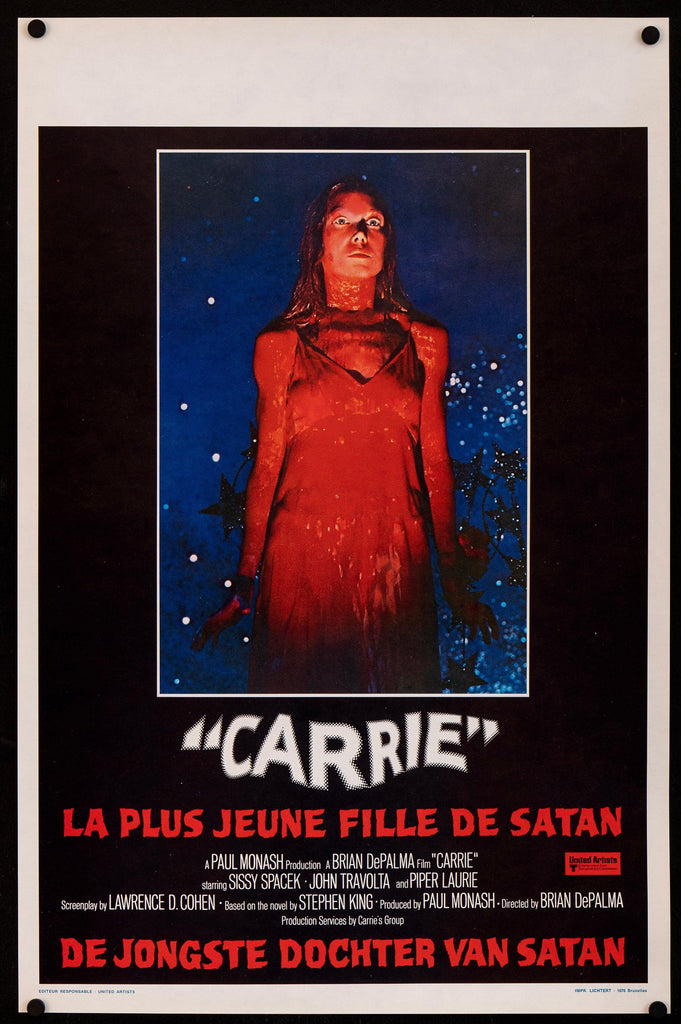 Cartel Original De La Pelicula Carrie