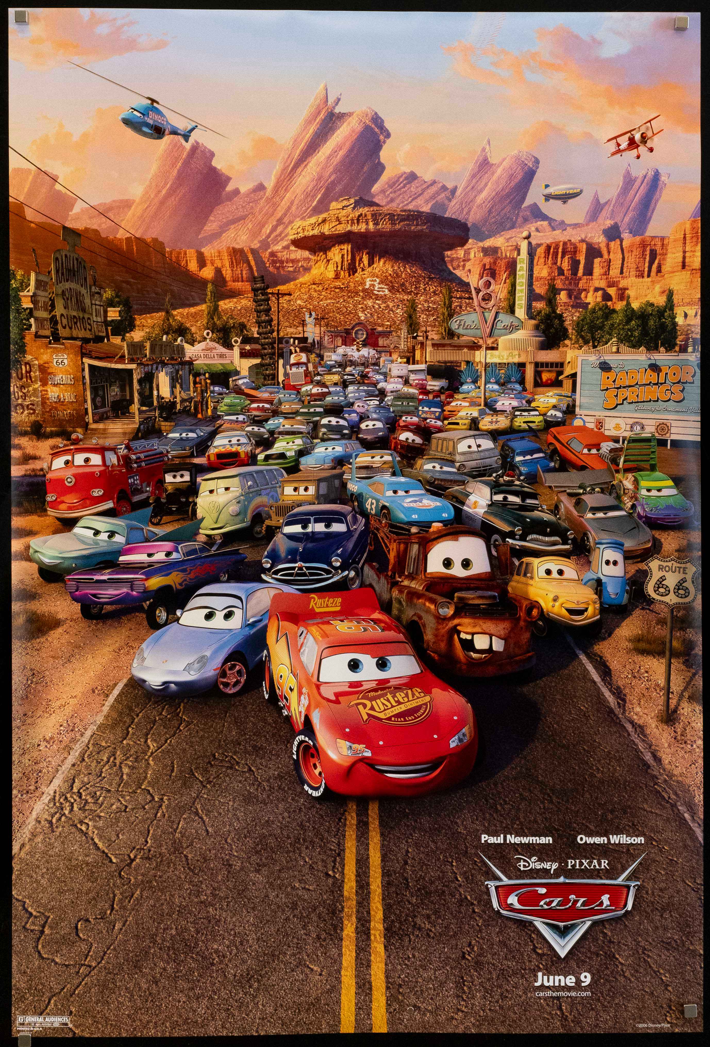 Cars Movie Poster 2006 1 Sheet (27x41)