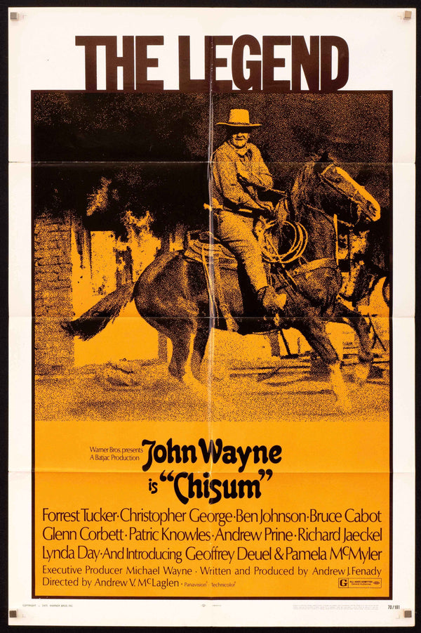 Chisum Movie Poster 1970 1 Sheet (27x41)