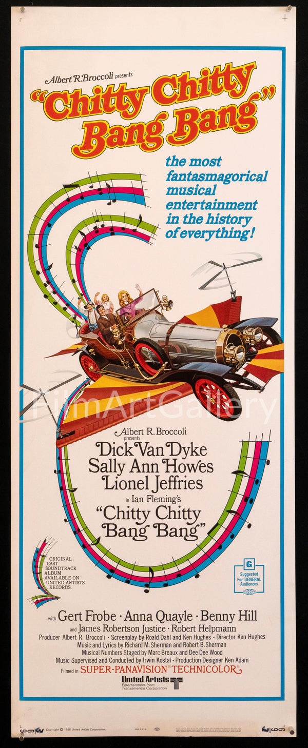 Chitty Chitty Bang Bang Movie Poster 1968 1 Sheet (27x41)