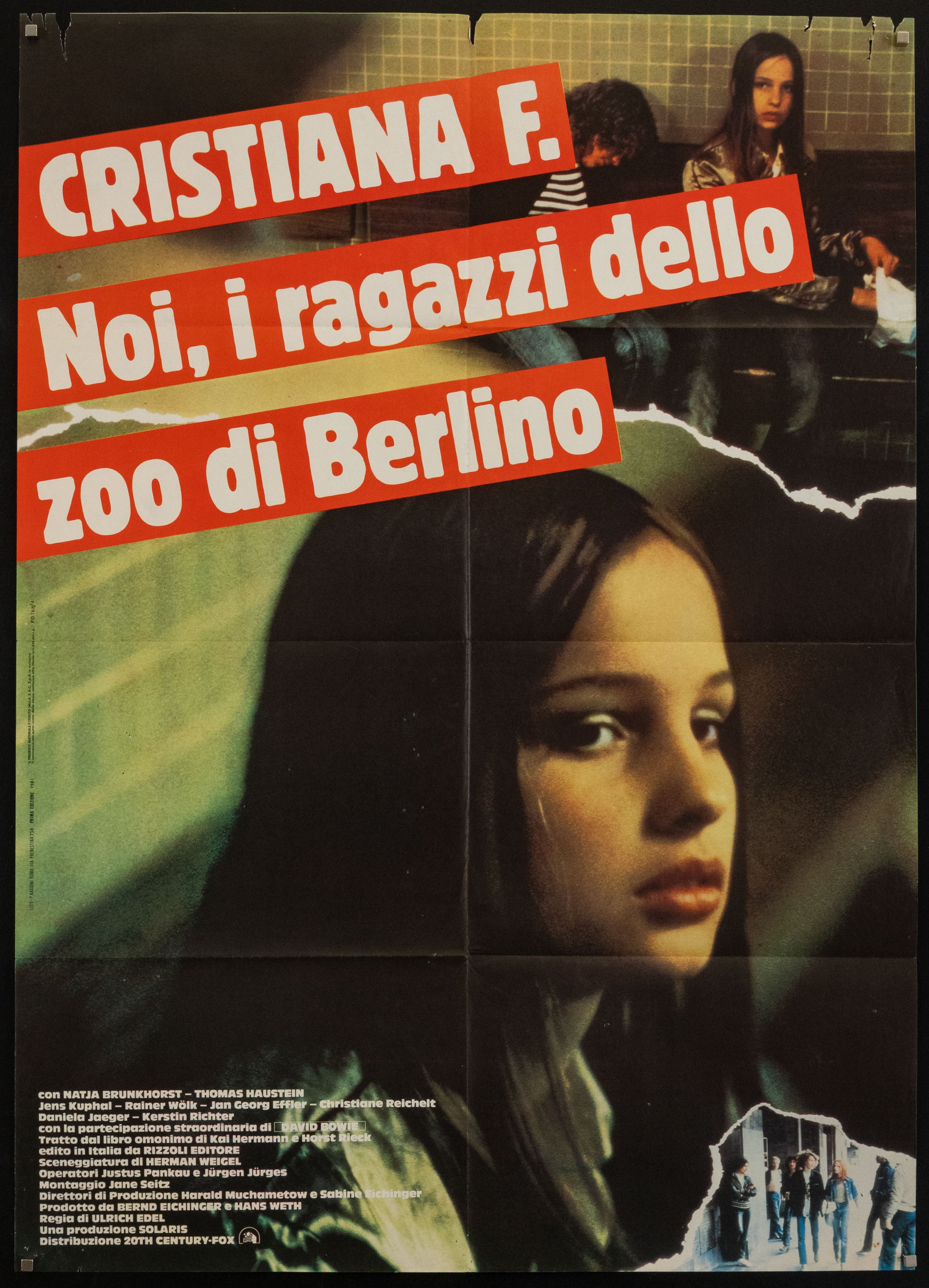 Christiane F. Movie Poster 1981 German A1 (23x33)