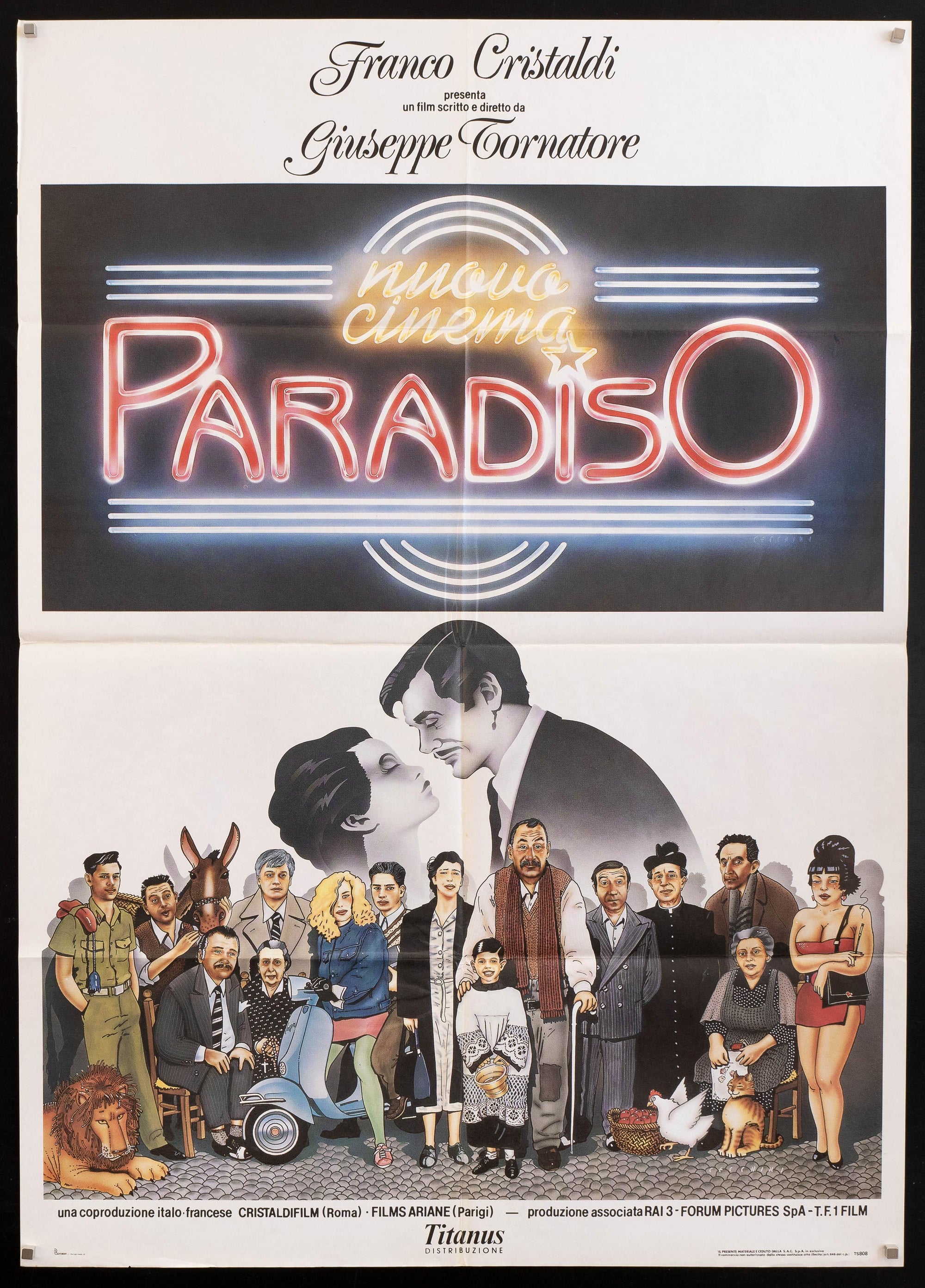 Cinema Paradiso Movie Poster 1988 Italian 2 foglio (39x55) - Film Art ...