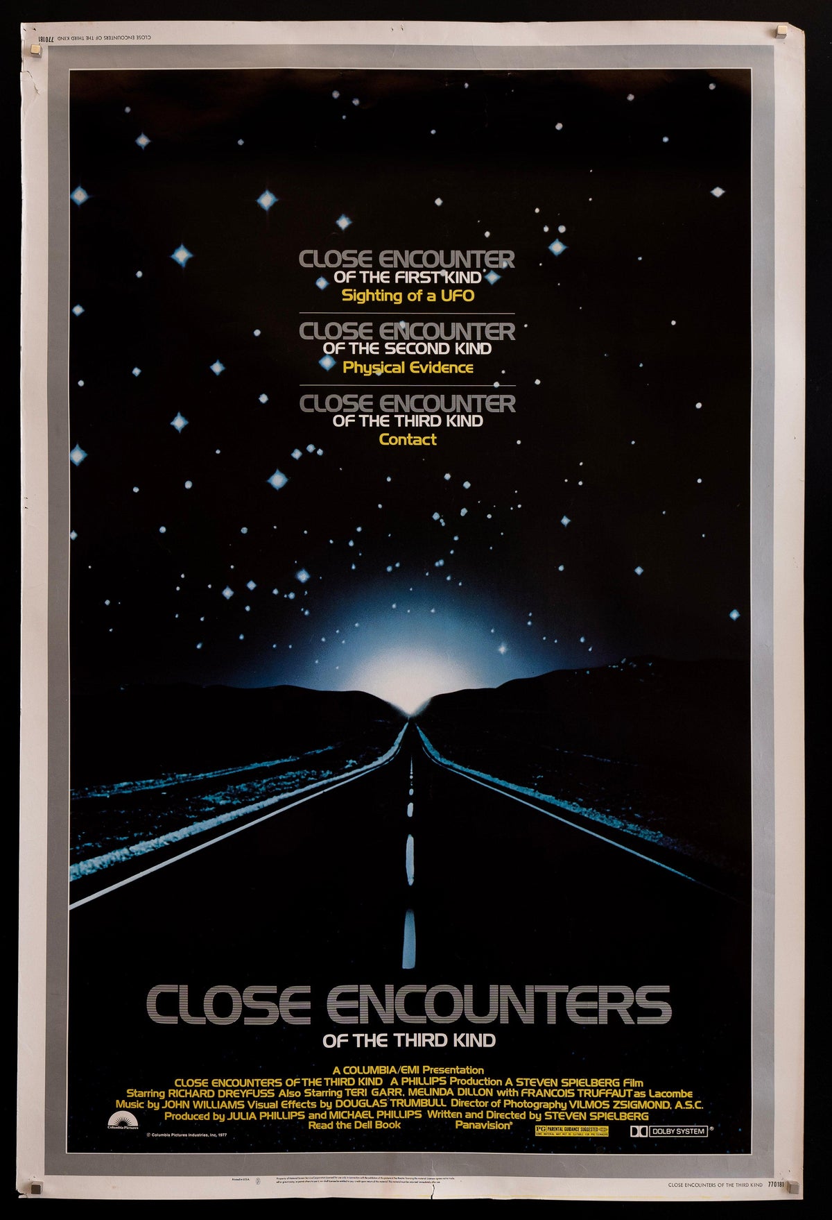 Close Encounters of the Third 3rd Kind Movie Poster 1978 40x60