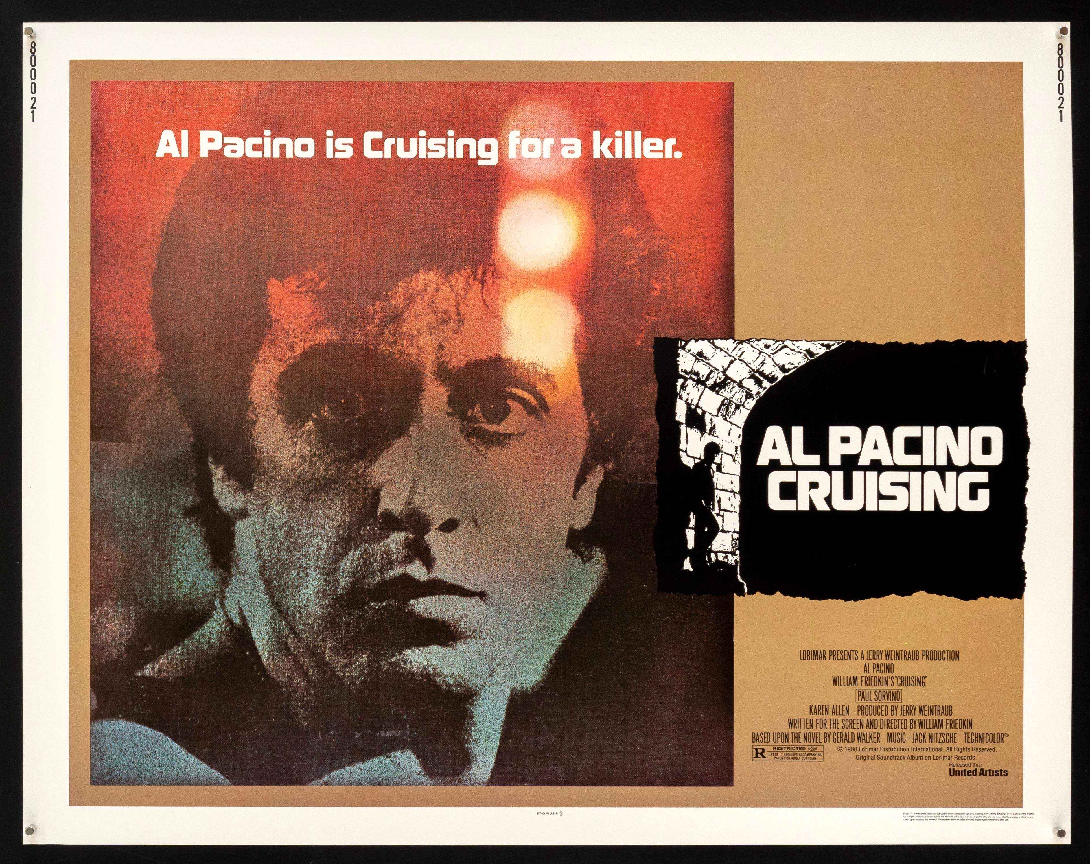 Cruising Movie Poster 1980 Insert (14x36)