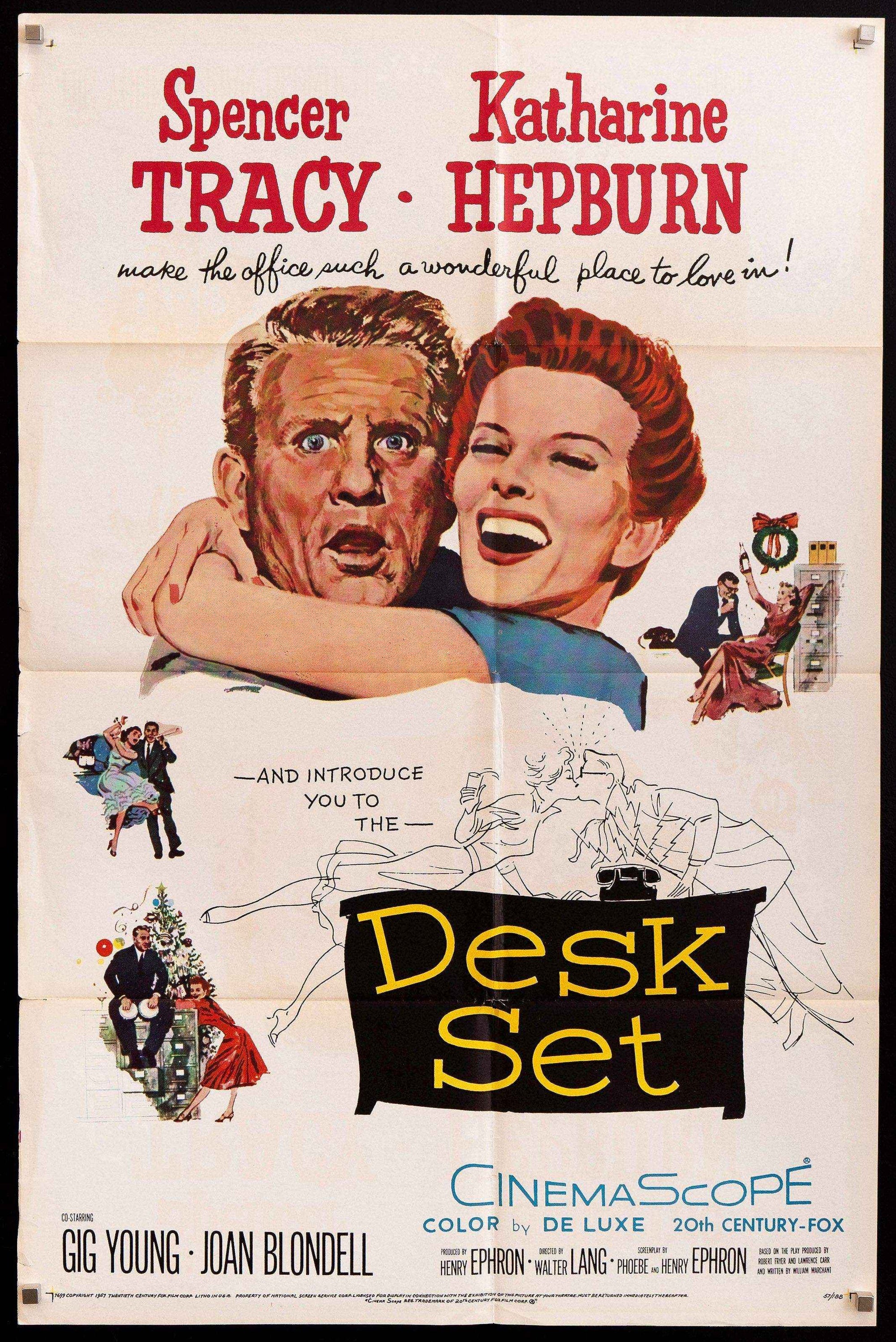 Desk Set Movie Poster 1957 1 Sheet (27x41)