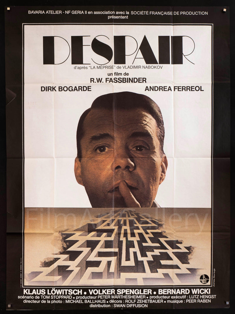 Despair Movie Poster 1978 German A1 (23x33)
