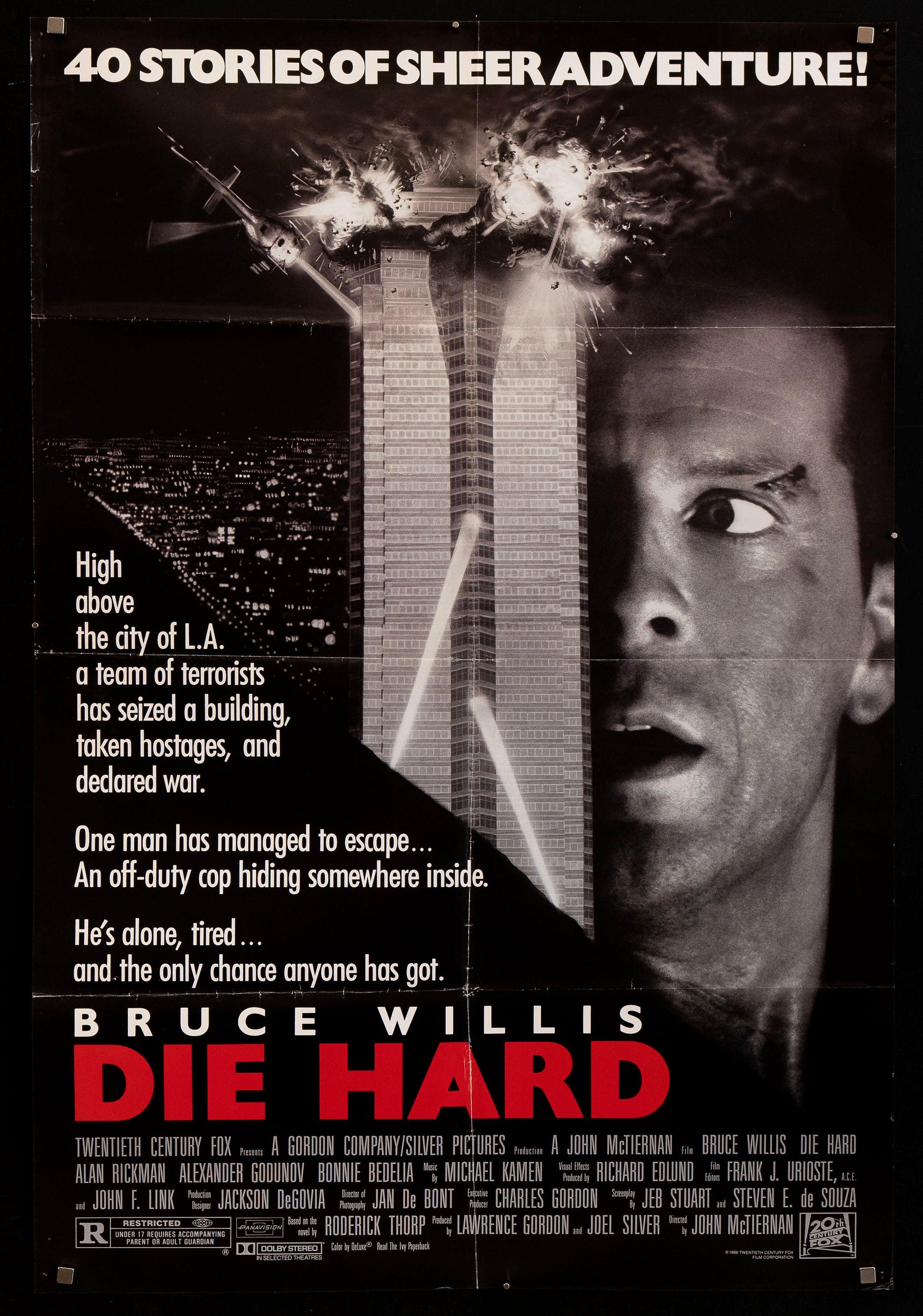 Die Hard Movie Poster 1988 1 Sheet (27x41)