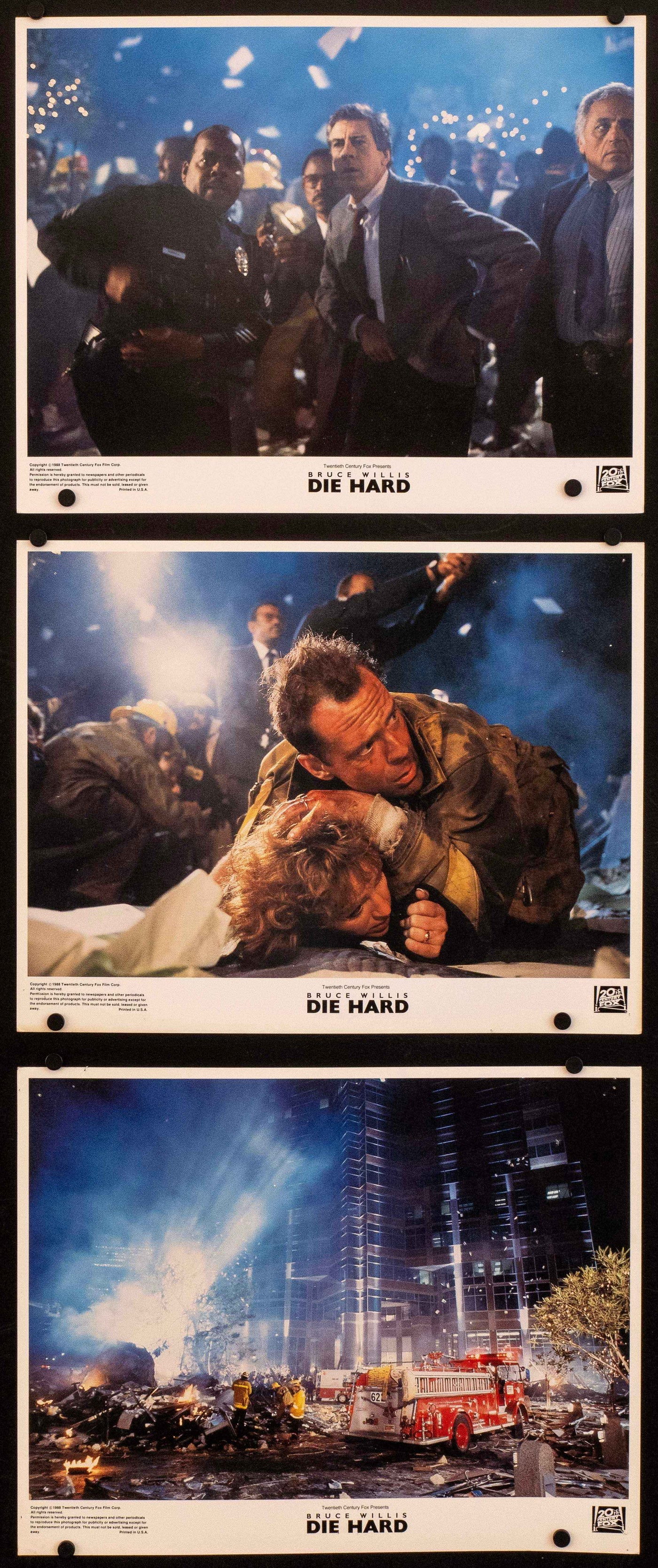 Die Hard Movie Poster 1988 Lobby Card Set (8-11x14)