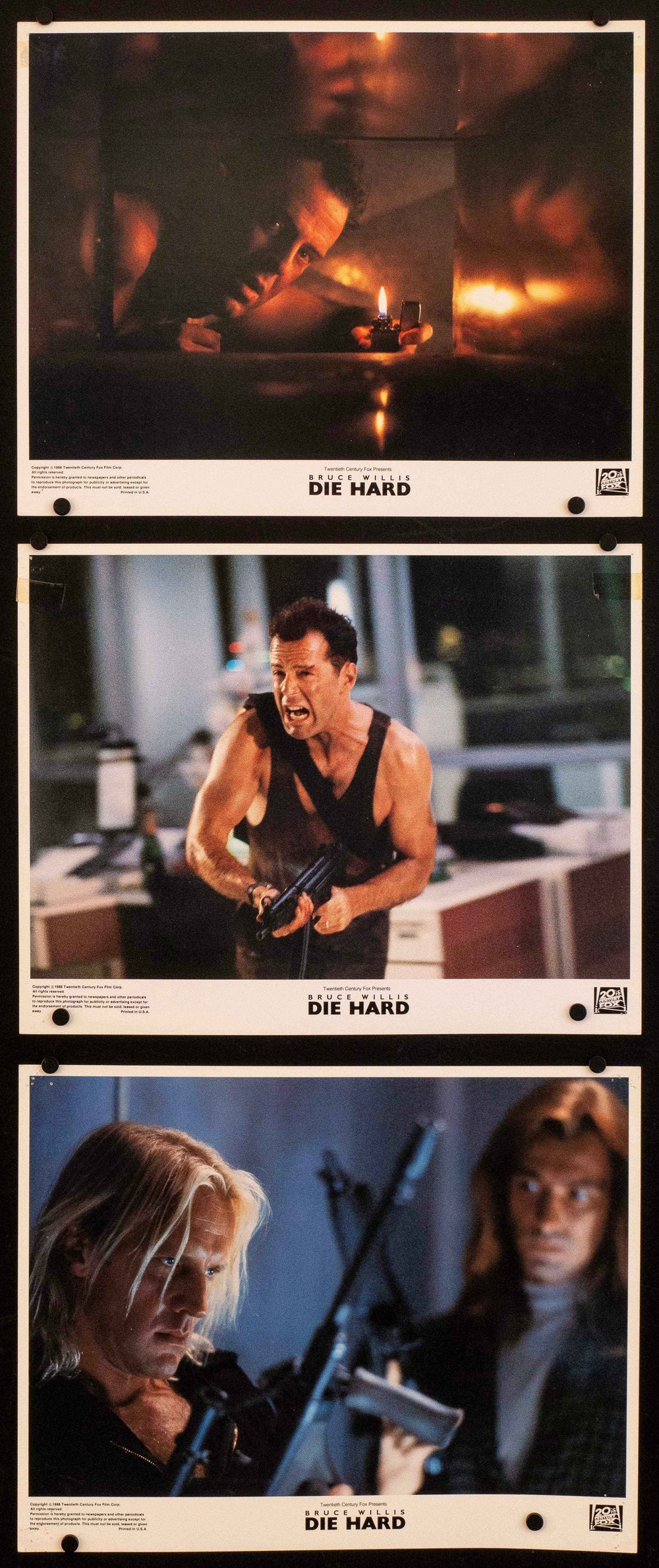 Die Hard Movie Poster 1988 Lobby Card Set (8-11x14)