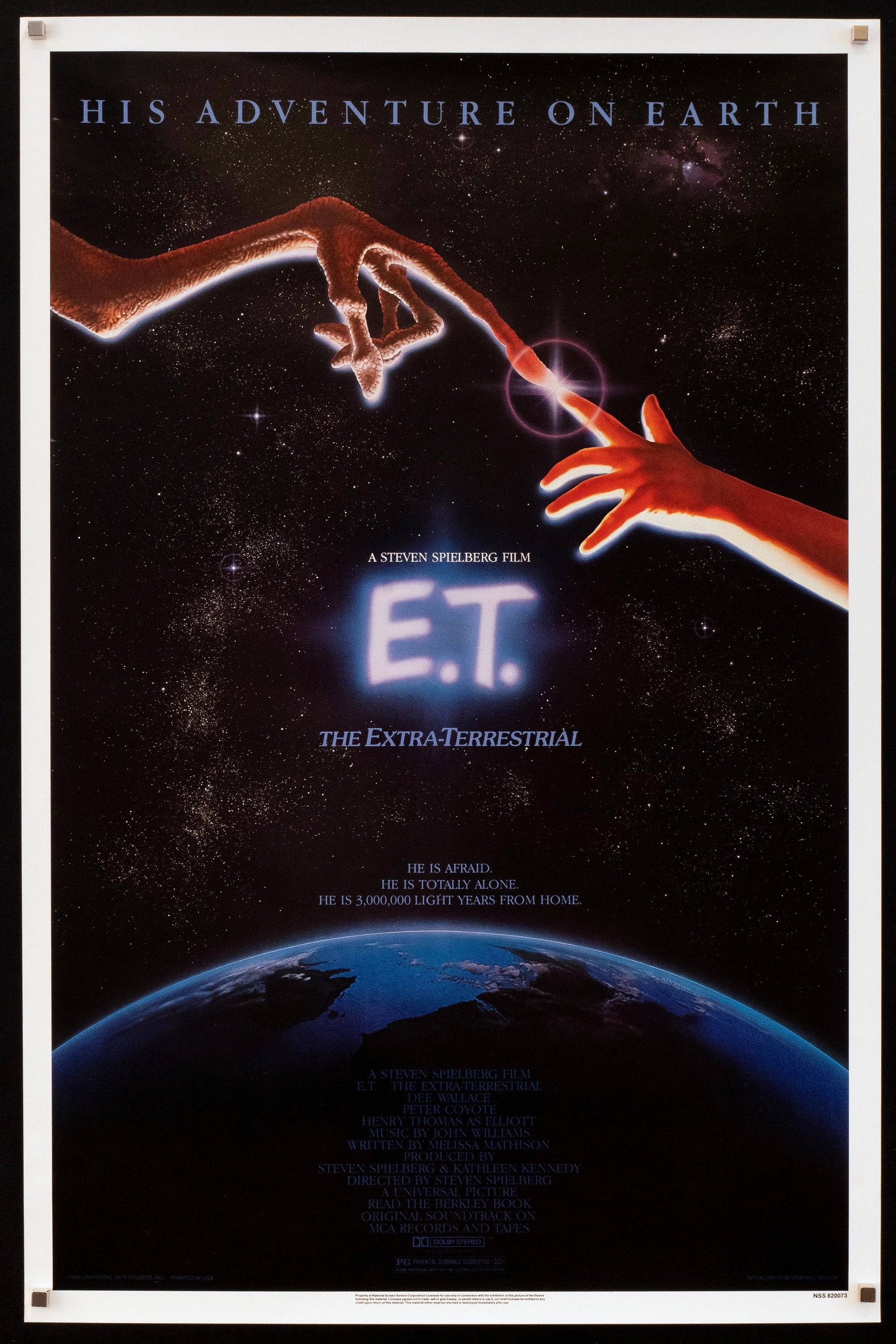 E.T. Movie Poster 1982 1 Sheet (27x41)