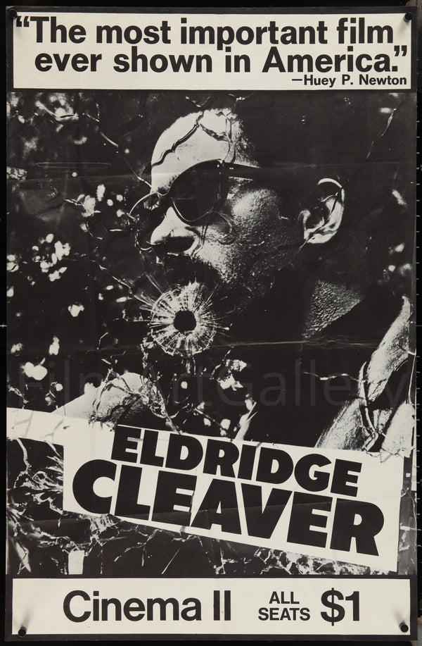 Eldridge Cleaver Black Panther Movie Poster 1970 1 Sheet (27x41)