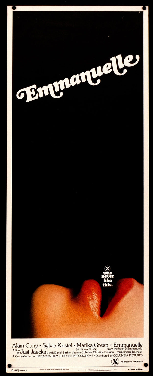 Emmanuelle Movie Poster 1975 Half sheet (22x28)