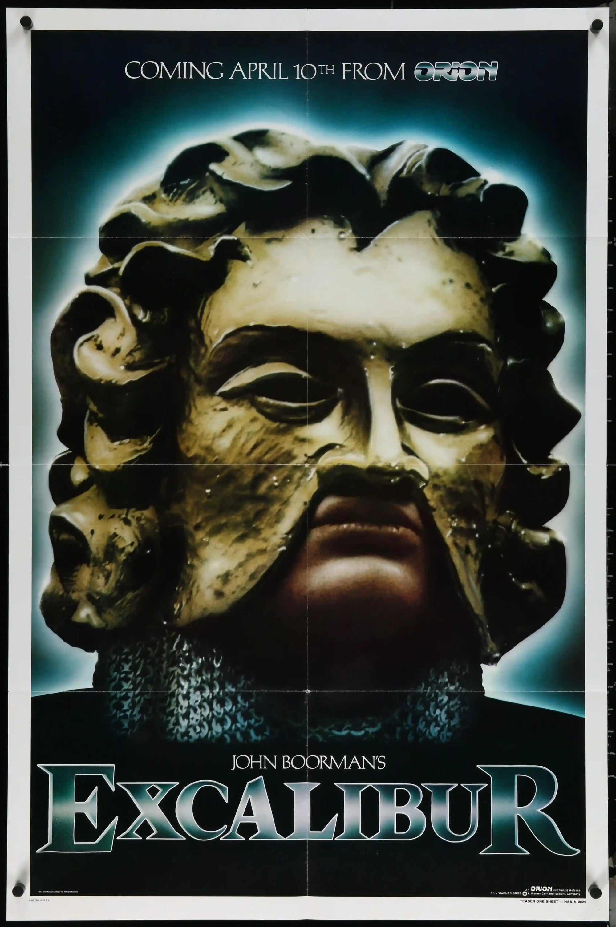 Excalibur Movie Poster 1981 1 Sheet (27x41)