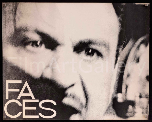 Faces Movie Poster 1968 Half sheet (22x28)