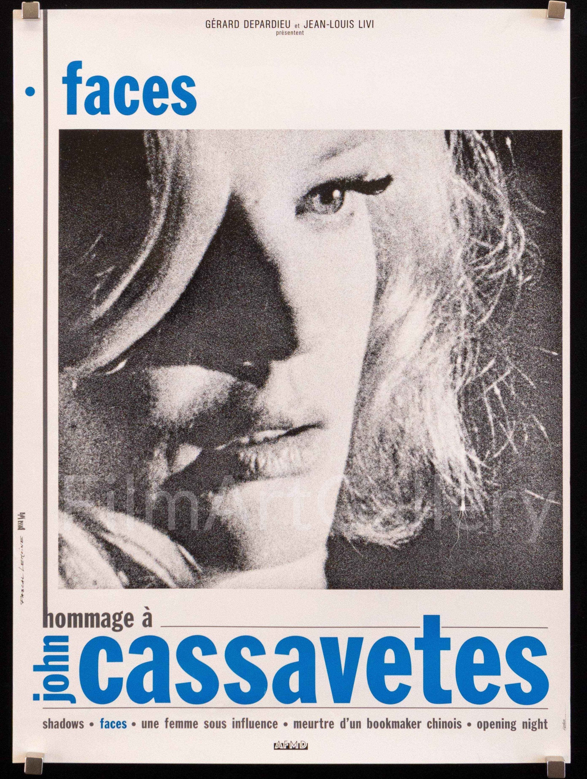 Faces Movie Poster 1992 RI French mini (16x23)