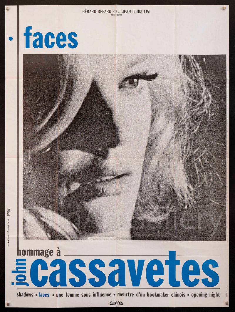 Faces Movie Poster 1992 French 1 Panel (47x63)