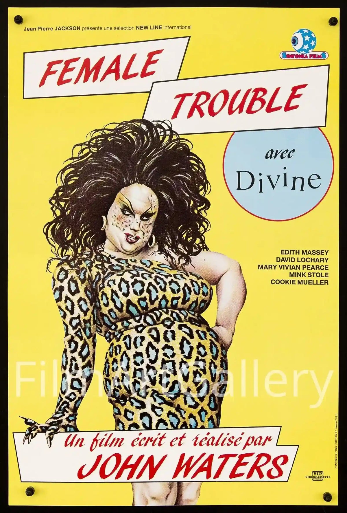 Female Trouble Movie Poster 1984 French Mini (16x23)