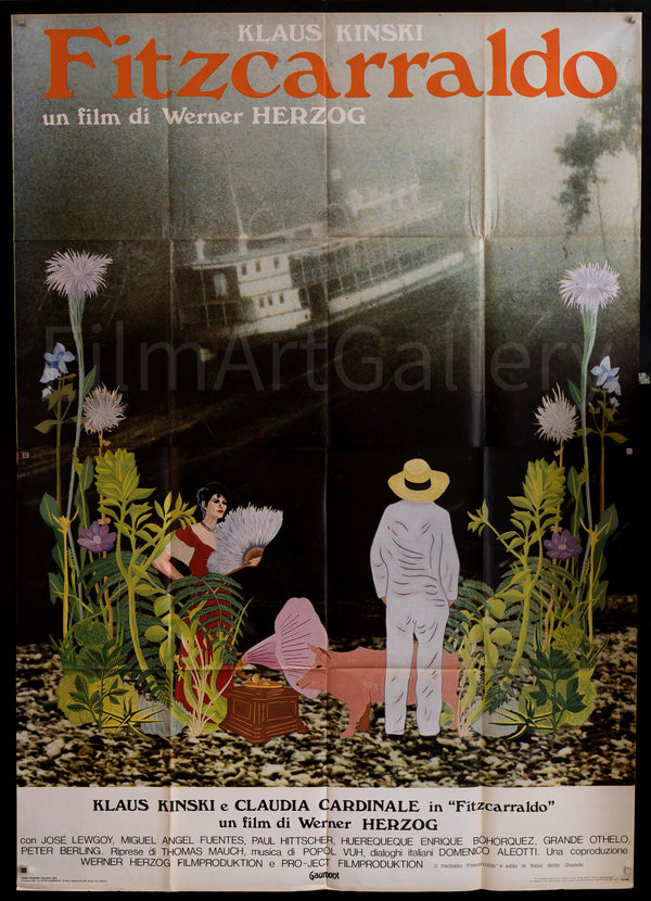 Fitzcarraldo Movie Poster 1982 Italian 4 Foglio (55x78)