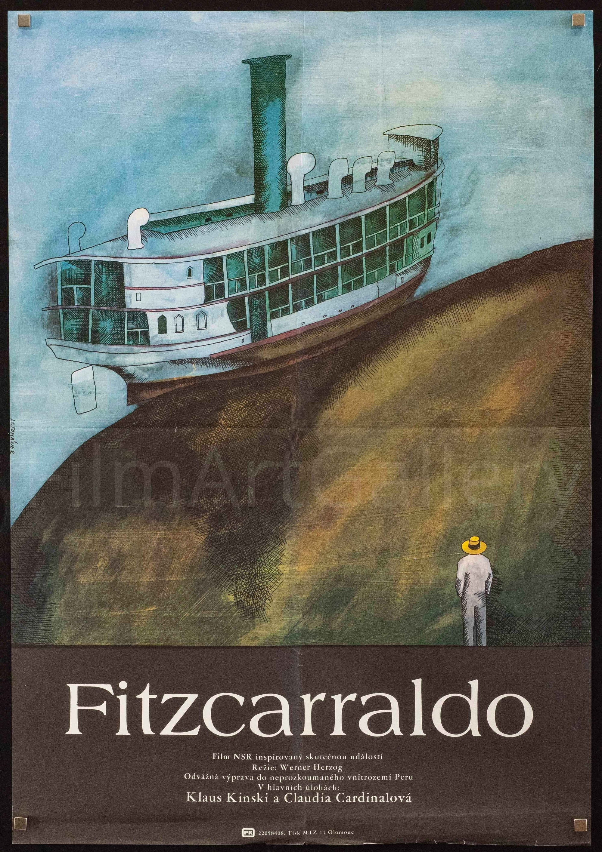 Fitzcarraldo Movie Poster 1982 23x33