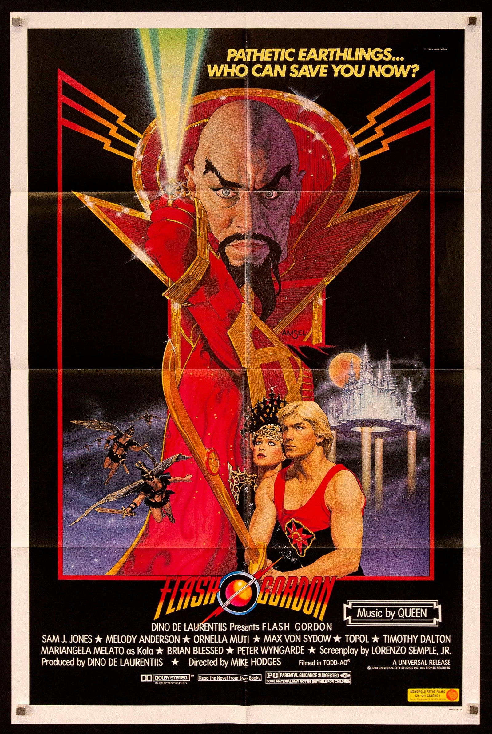 Flash Gordon Movie Poster 1980 1 Sheet (27x41)