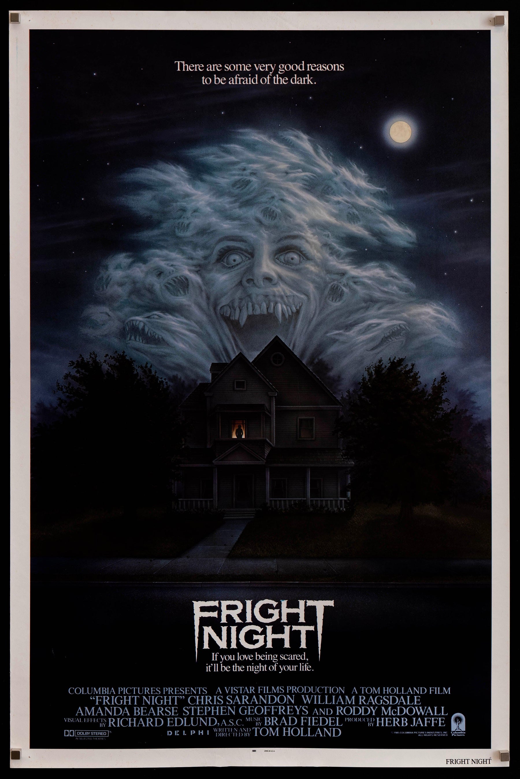 Fright Night Movie Poster 1985 1 Sheet (27x41)