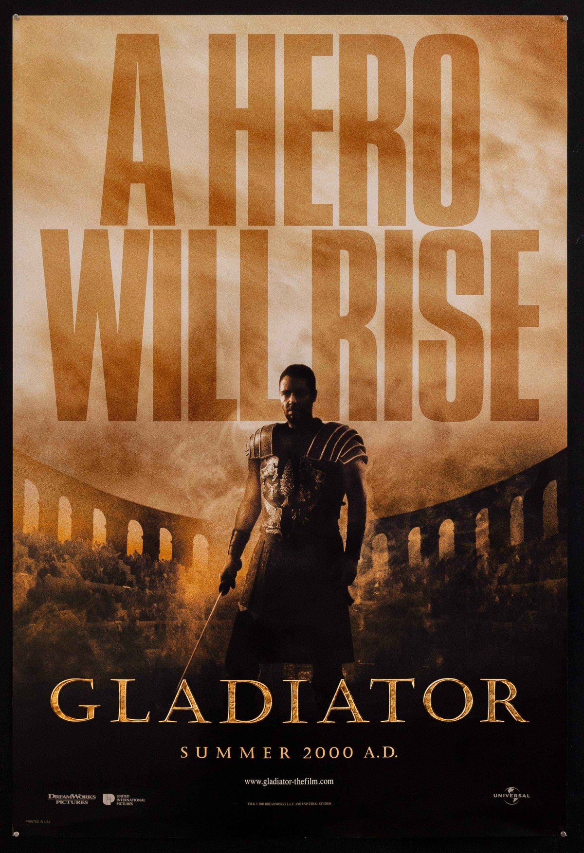 Gladiator Movie Poster 2000 1 Sheet (27x41)