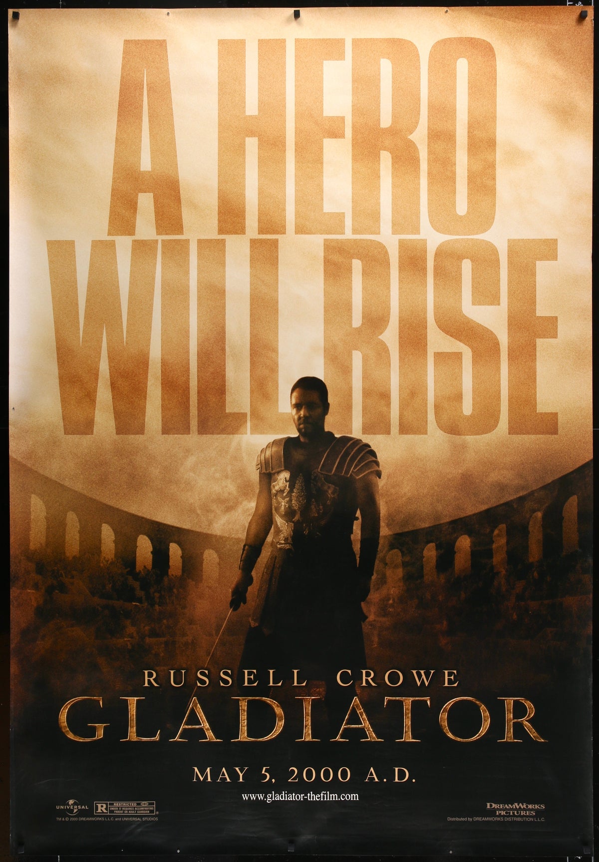 Gladiator Movie Poster 2000 Subway 2 Sheet (45x59)