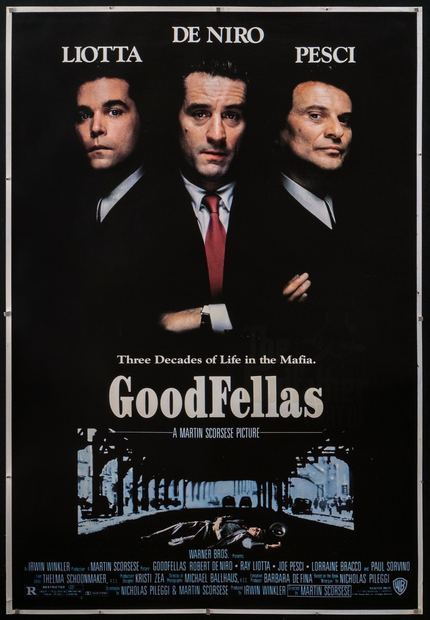 Goodfellas Movie Poster 1990 Subway 2 Sheet (45x59)