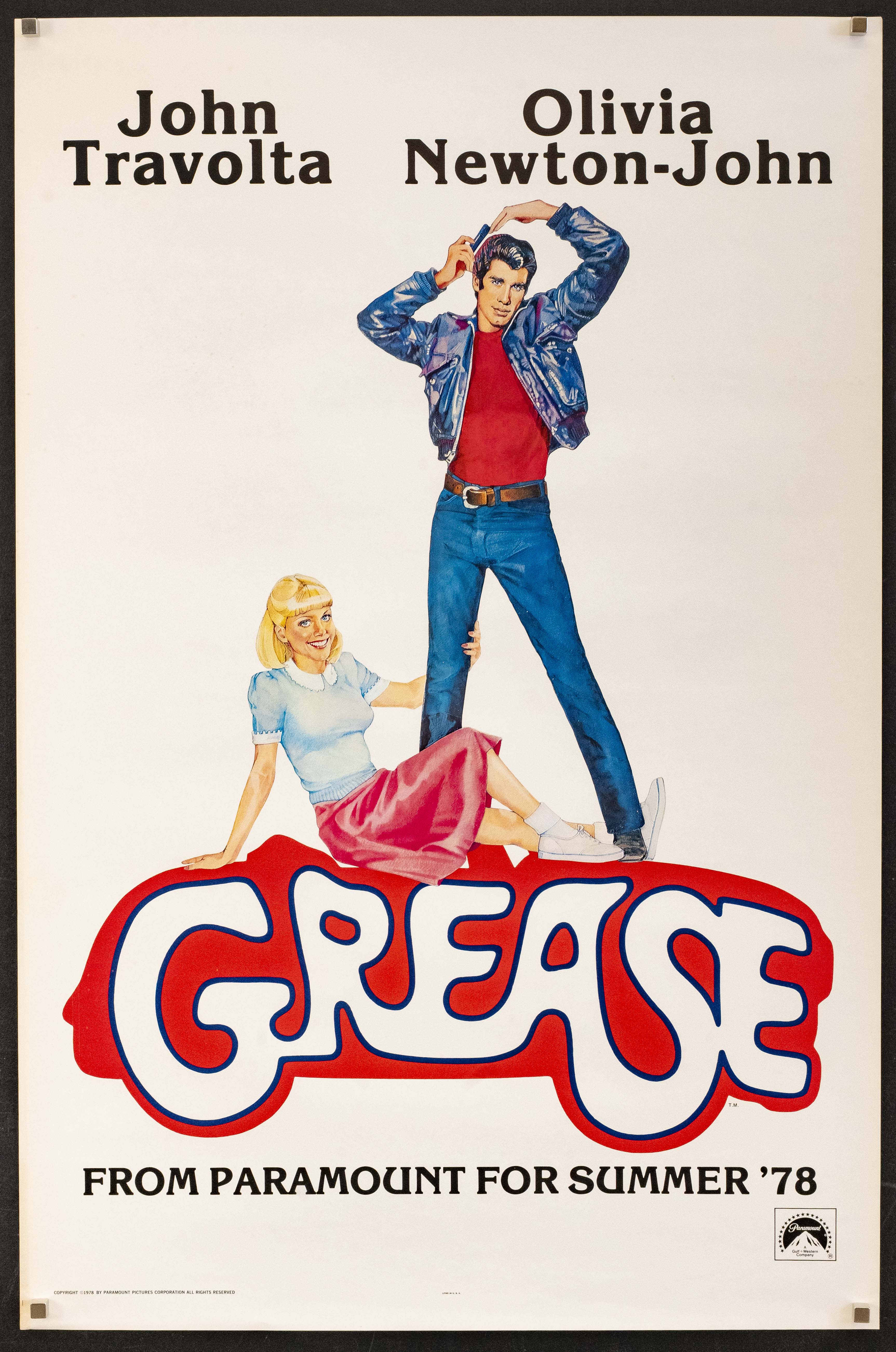 Grease Movie Poster 1978 1 Sheet (27x41)
