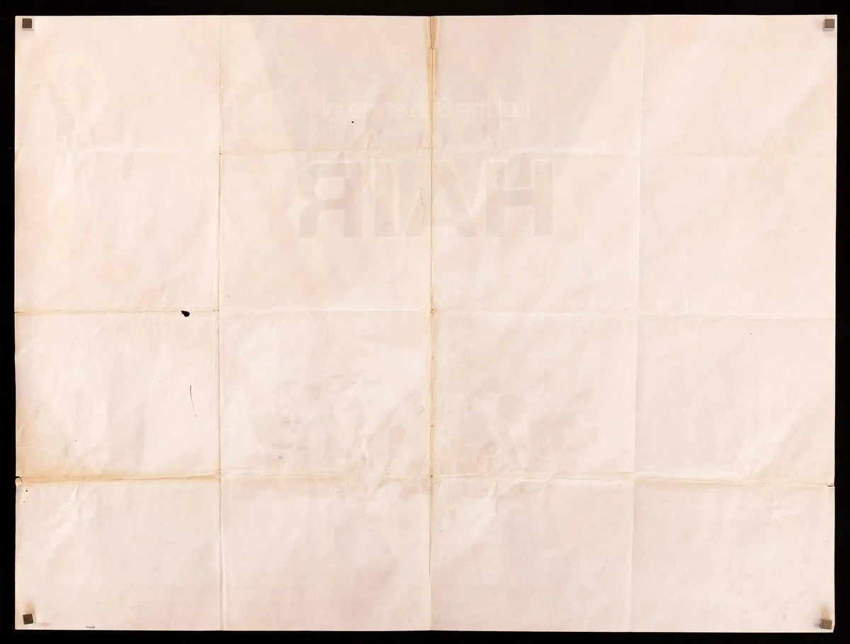Hair Movie Poster 1979 British Quad (30x40)