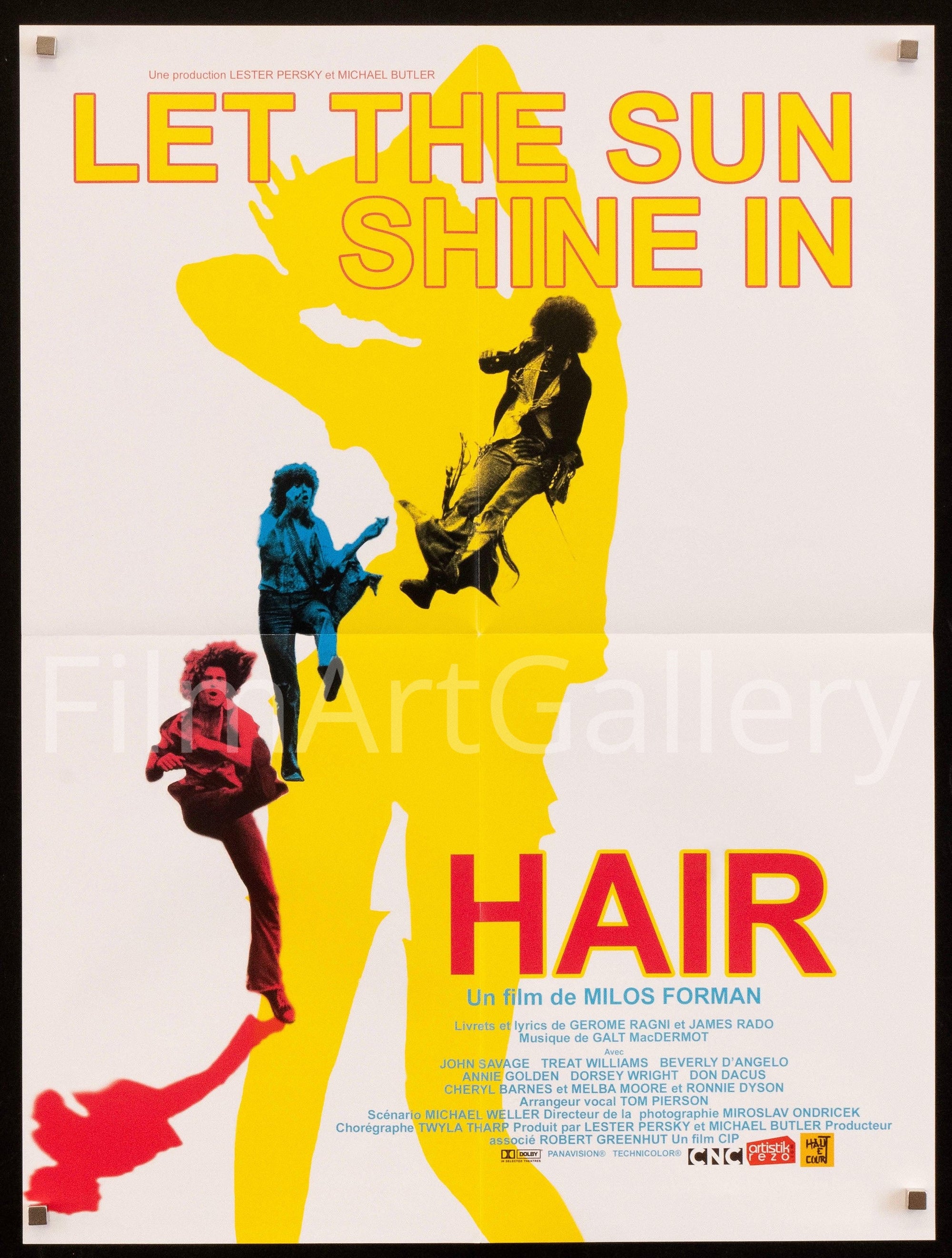 Hair Movie Poster 1989 Czech A1 (23x33)