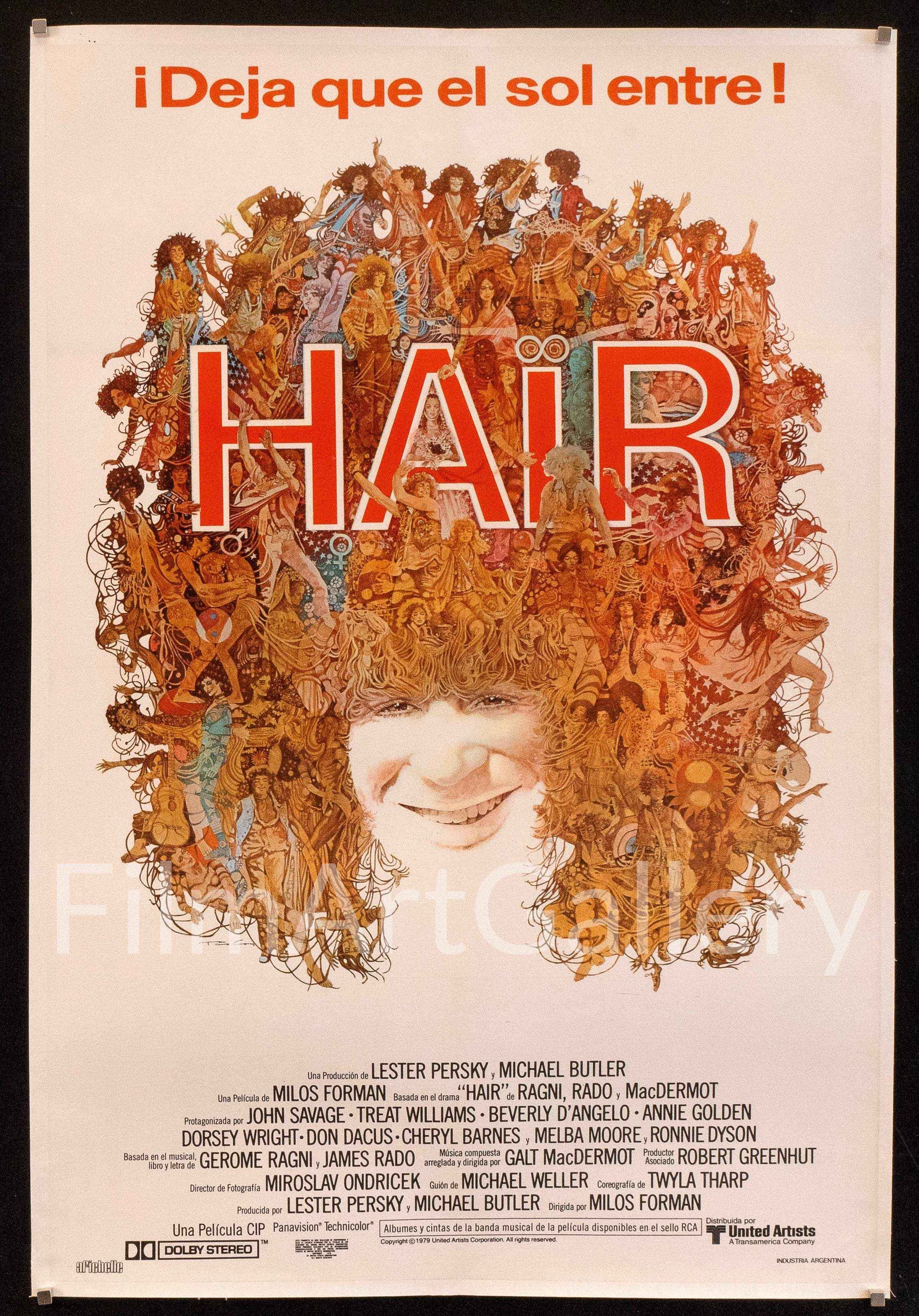 Hair Movie Poster 1979 1 Sheet (27x41)