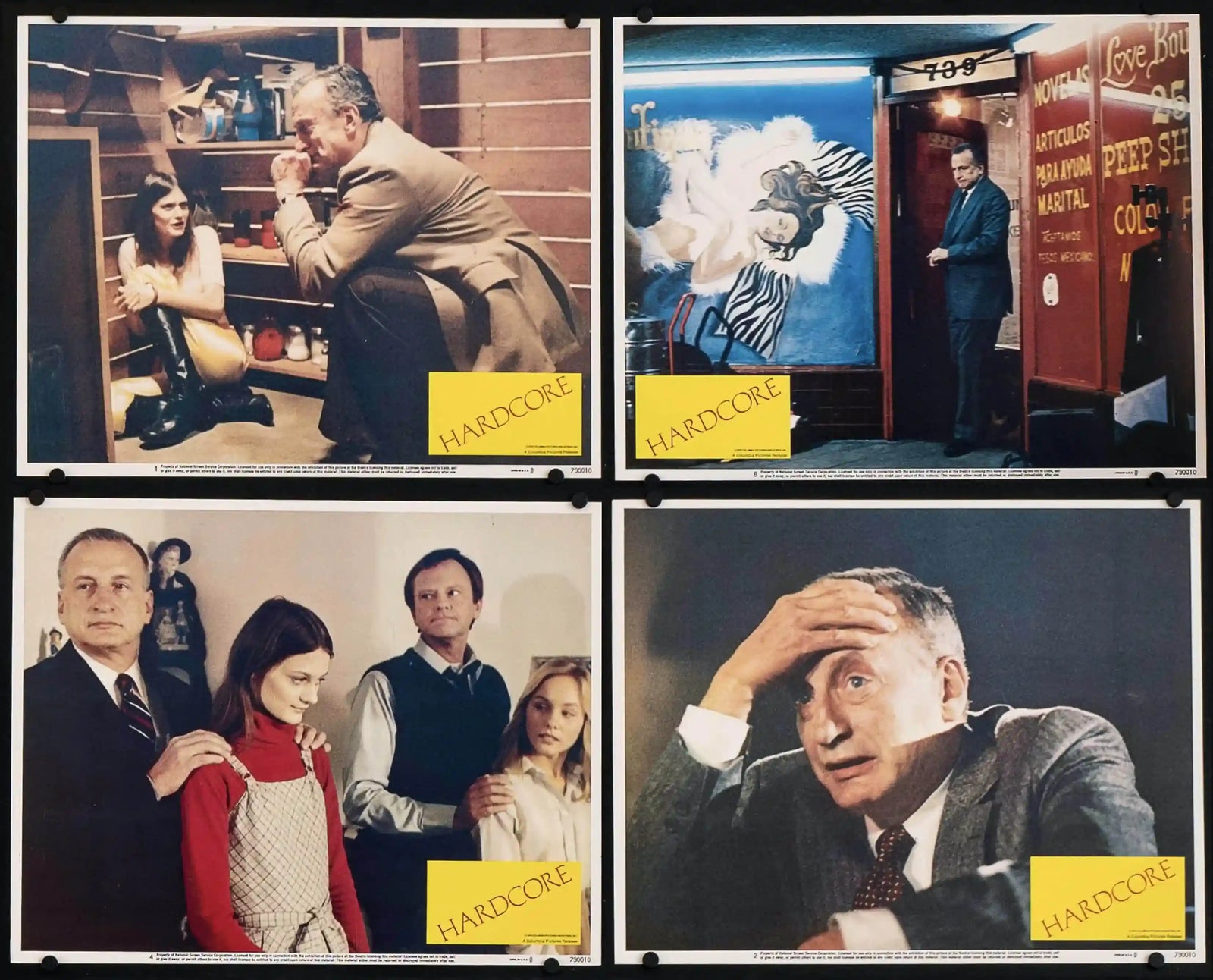 Hardcore Movie Poster 1979 Lobby Card Set (8-11x14)