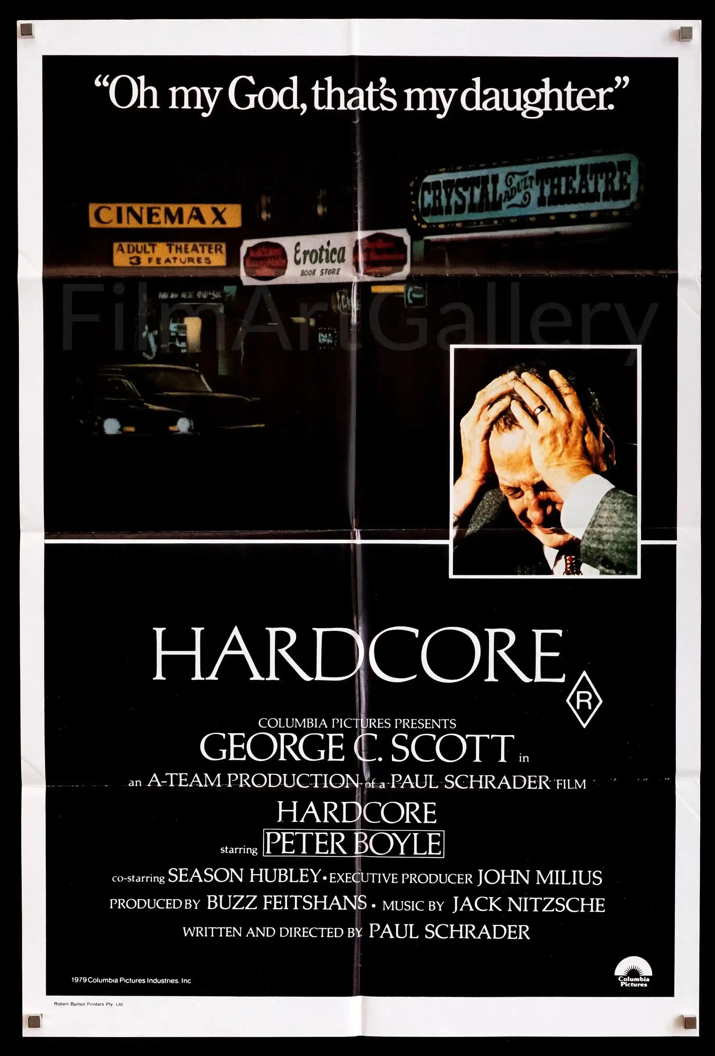 Hardcore Movie Poster 1979 1 Sheet (27x41)