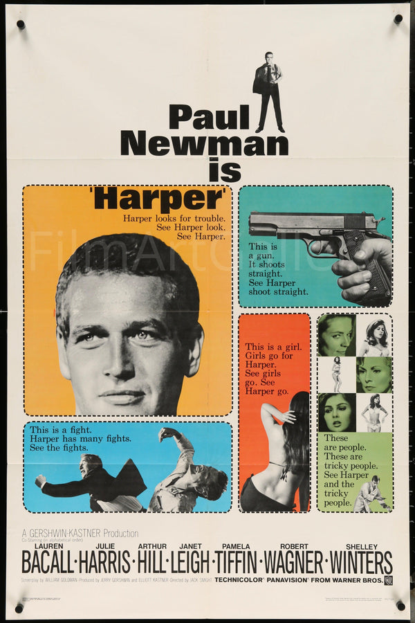 Harper Movie Poster 1966 1 Sheet (27x41)