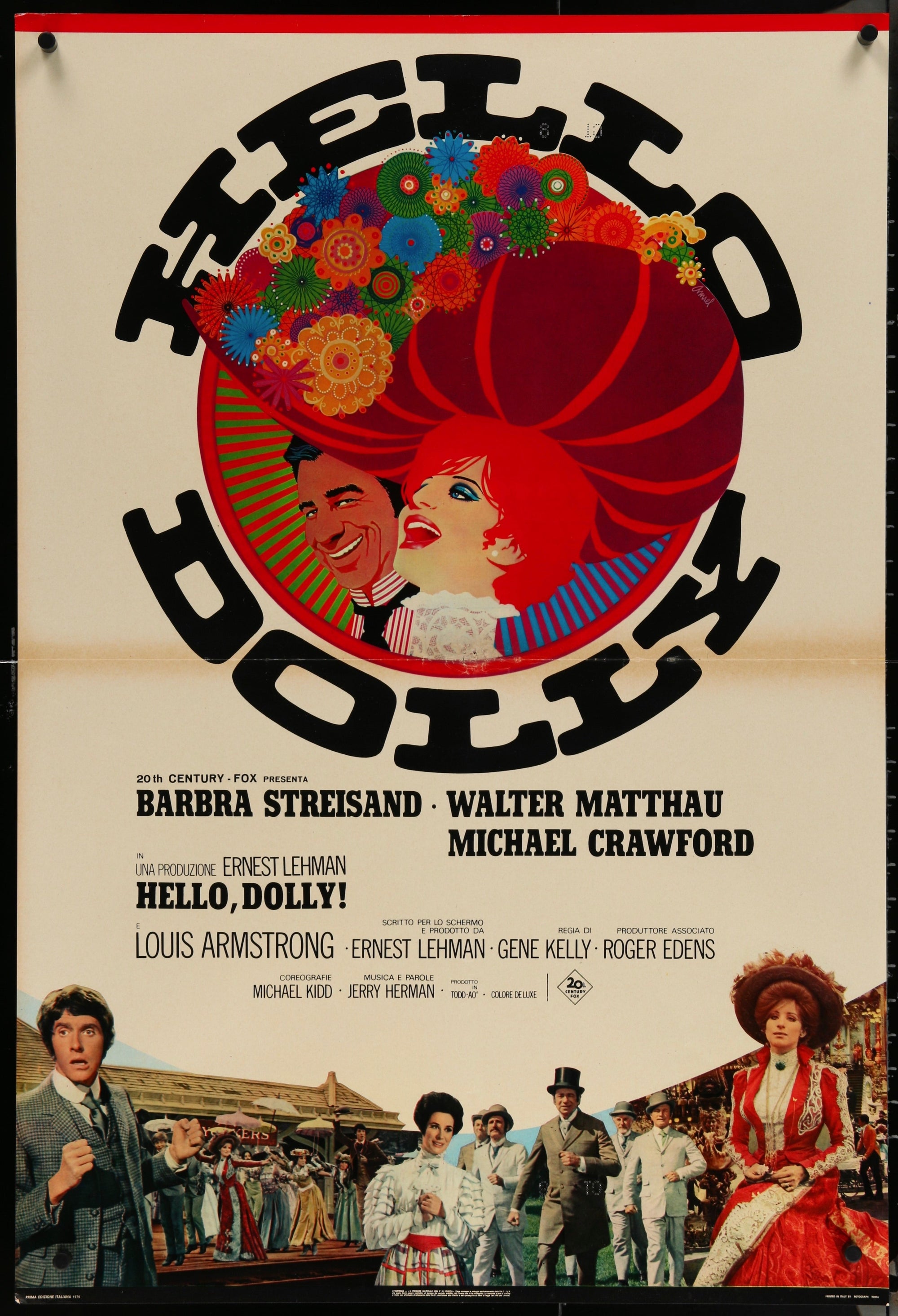 Hello, Dolly! Movie Poster 1969 French 1 Panel (47x63)