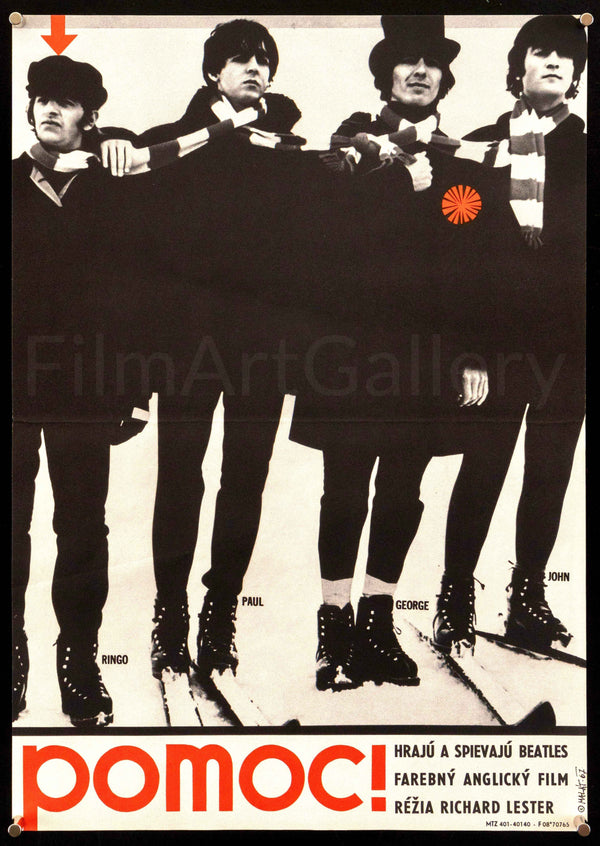 Help Movie Poster 1986 RI Czech (23x33)