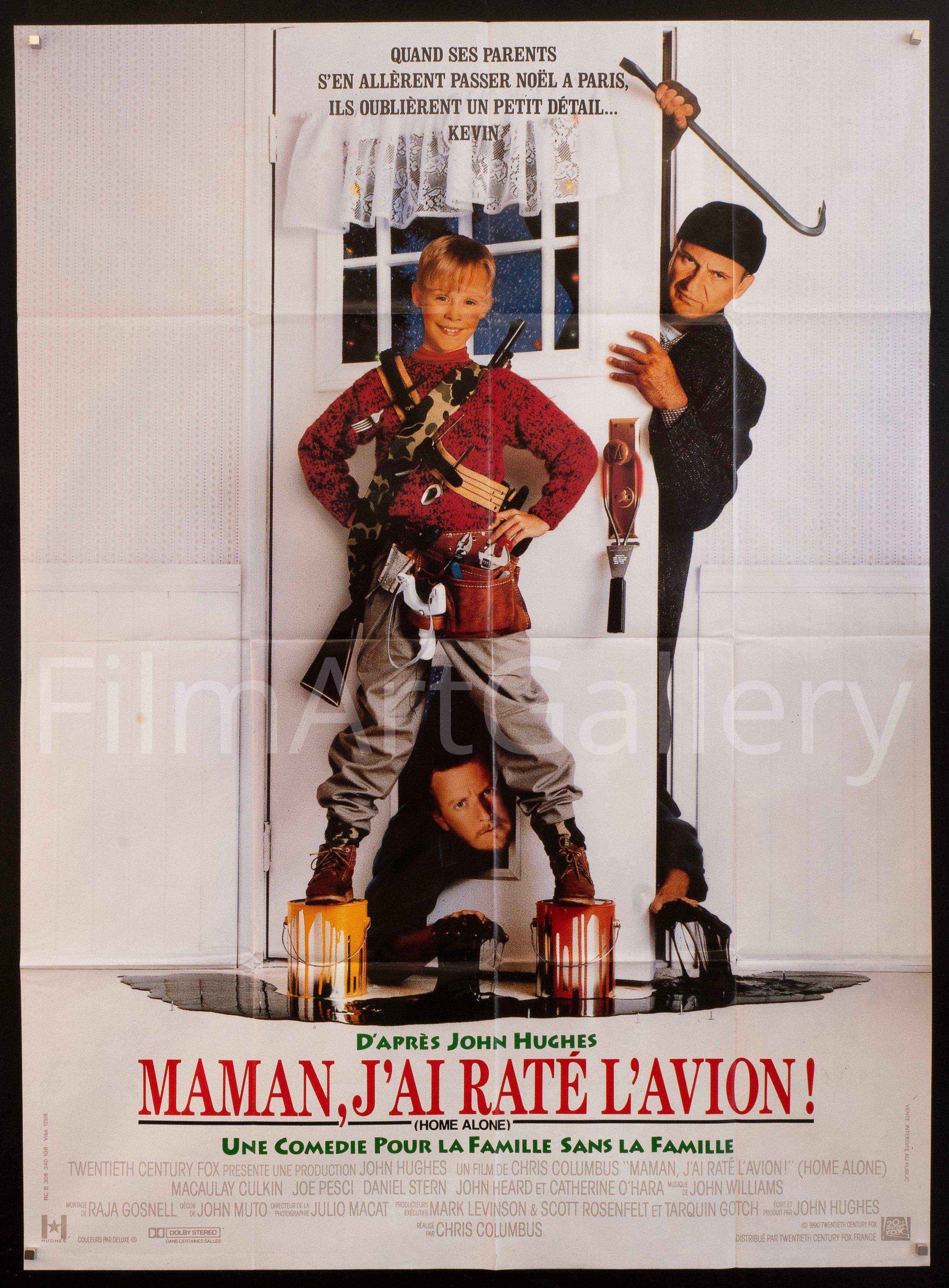 Home Alone Movie Poster 1990 French 1 Panel 47x63 home-alone-movie-poster-1990-french-1-panel-47x63