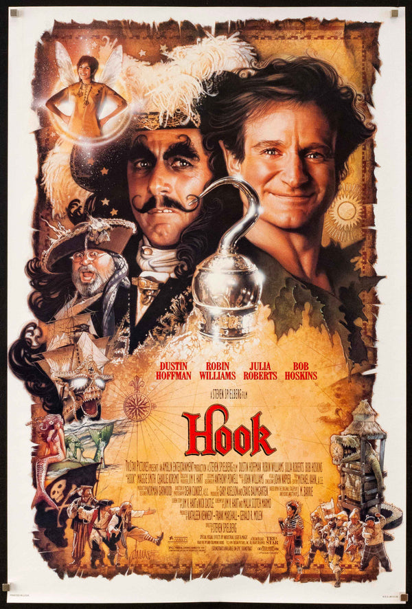 Hook Movie Poster 1991 1 Sheet (27x41)