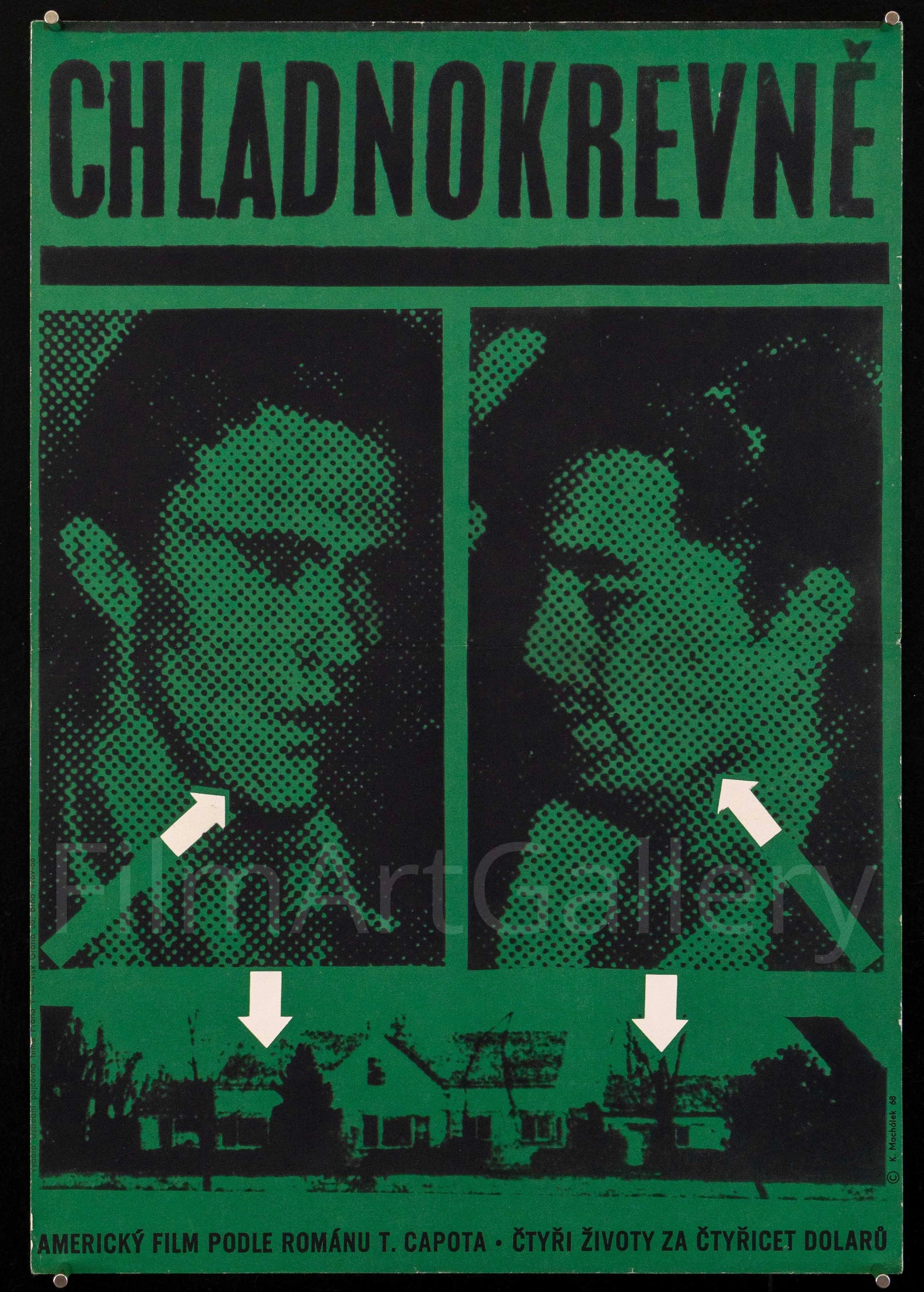 In Cold Blood Movie Poster 1968 Japanese 1 Panel (20x29)