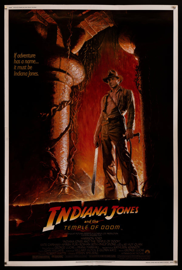 Indiana Jones and the Temple of Doom Movie Poster 1984 40x60